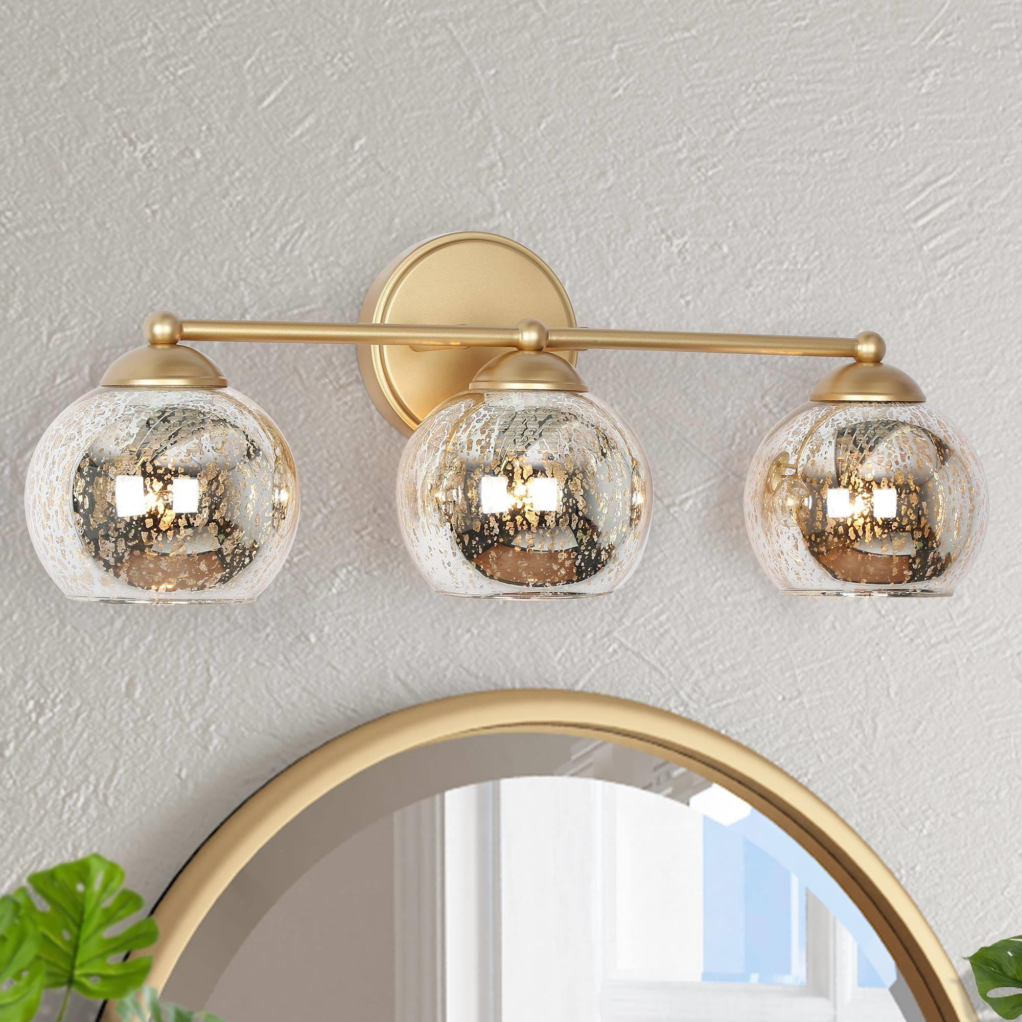 Rosdorf Park Cicel 3-Light Dimmable Globe Vanity Light & Reviews ...