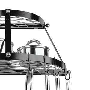 Rebrilliant Metal Half-circle Wall Mounted Pot Rack & Reviews | Wayfair