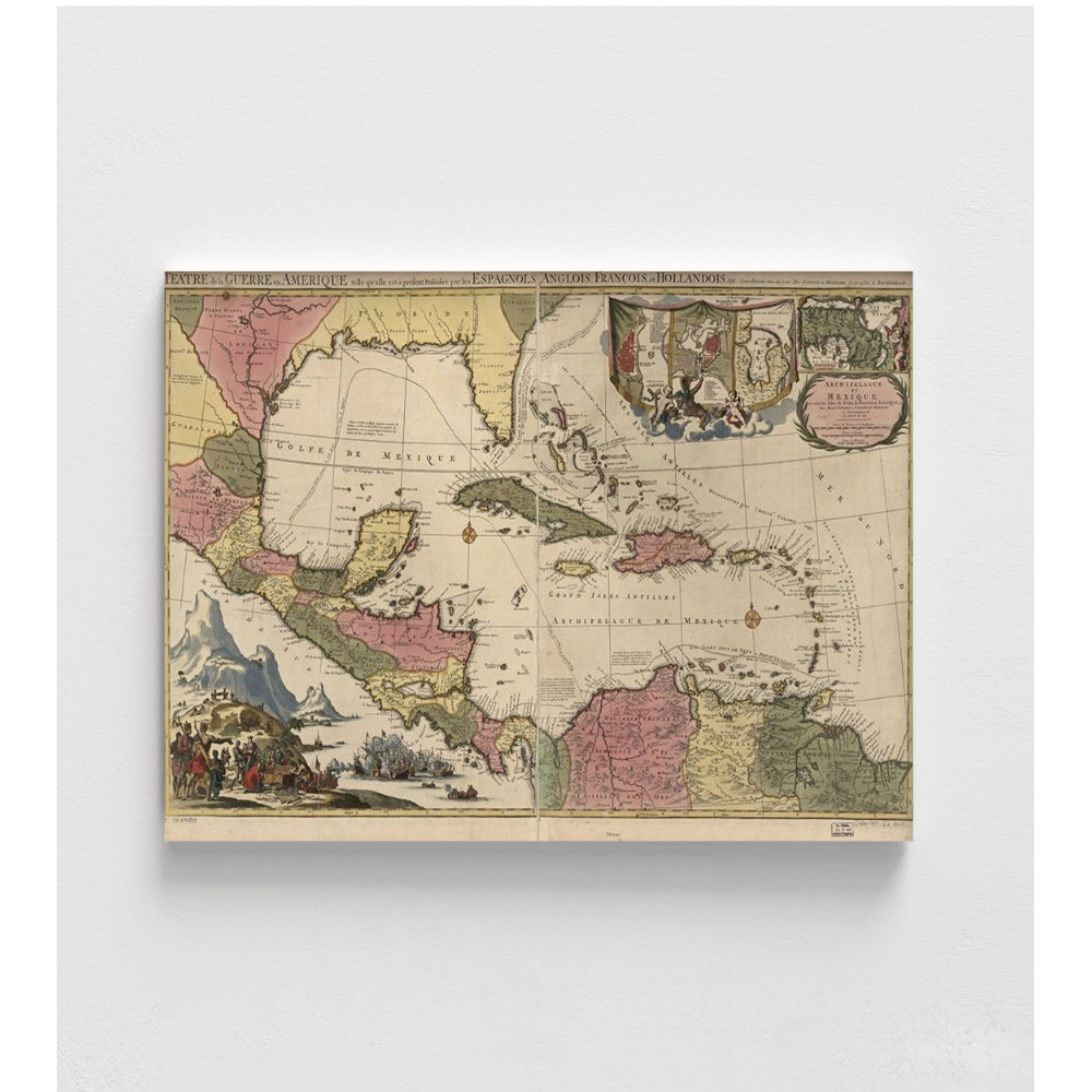 WeFrameArt Theatre Or War Mexican Archipelago And The Caribbean 1757 ...