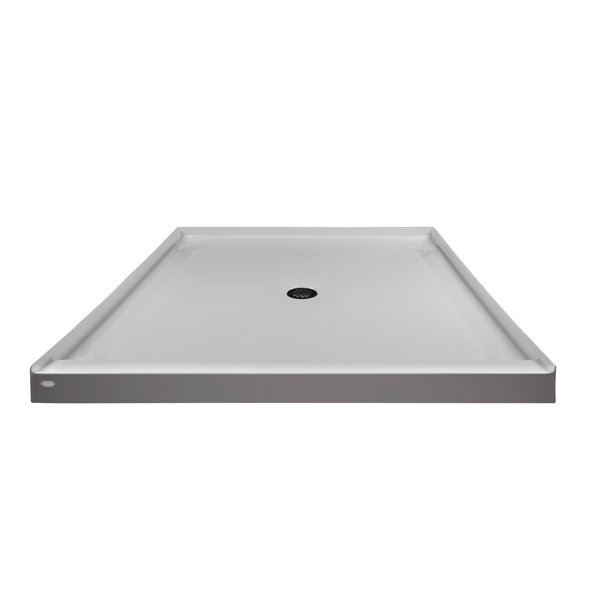 Jacuzzi® 48" x48" Centre Drain 3.19" Shower Base White & Reviews ...