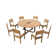 Rosecliff Heights Juanita 8 - Person Round Teak Outdoor Dining Set ...