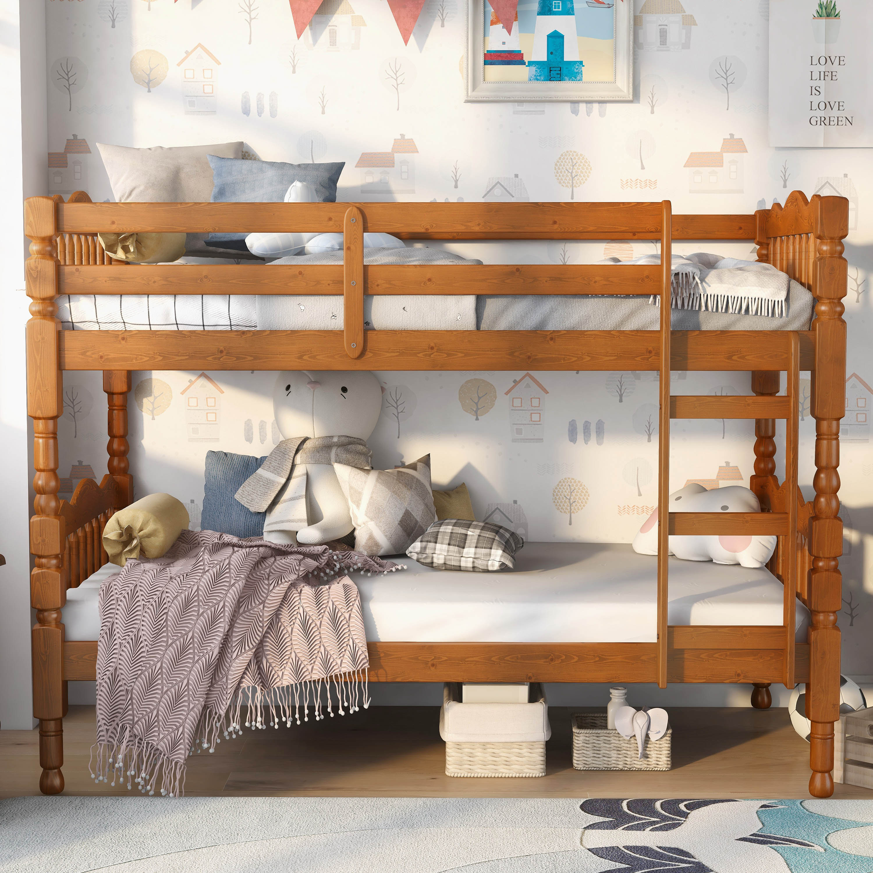 Hokku Designs Baltimore Twin Over Twin Standard Bunk Bed by Hokku Designs & Reviews - Wayfair Canada