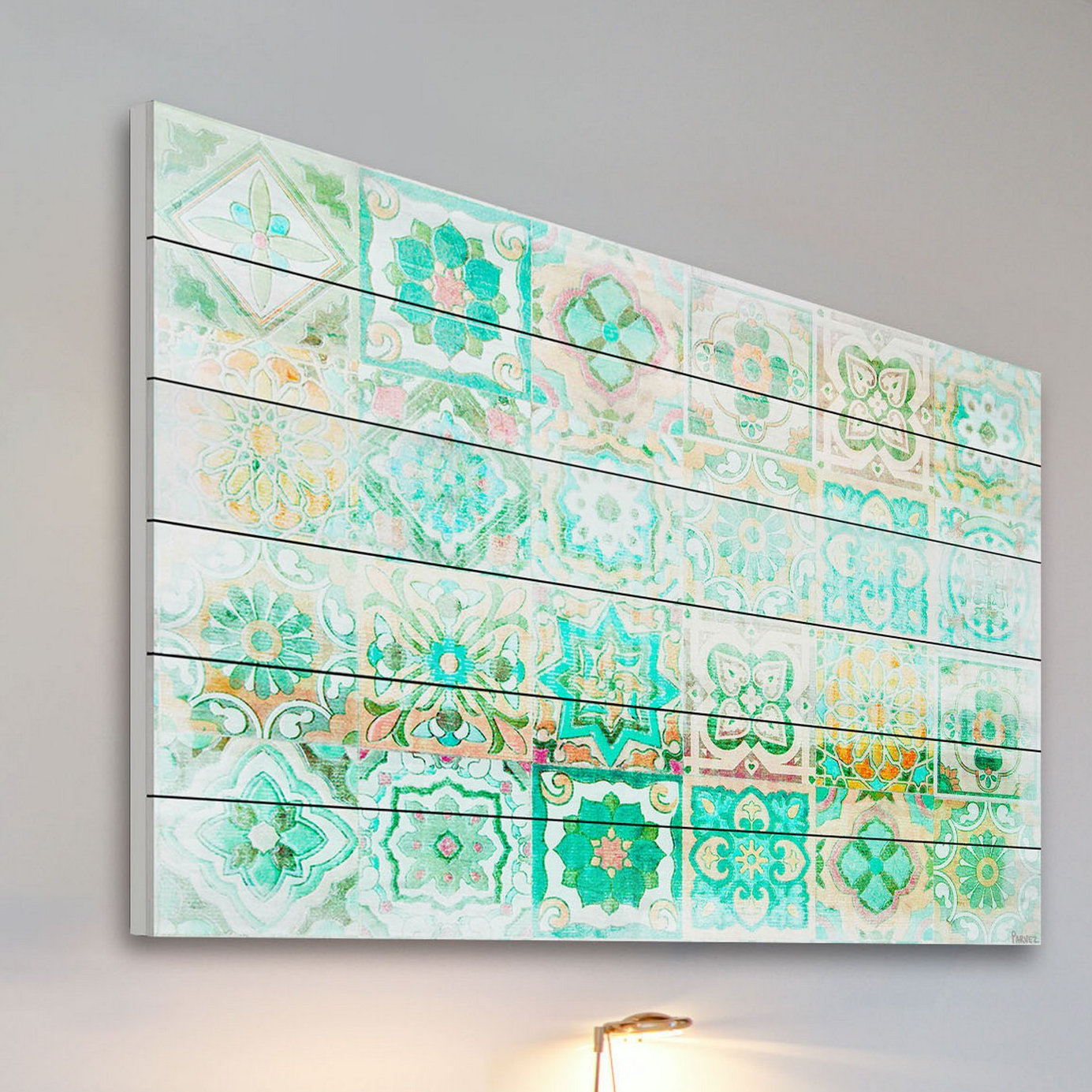 Bungalow Rose 'Ronnie' by Bungalow Rose Painting Print on White Wood ...