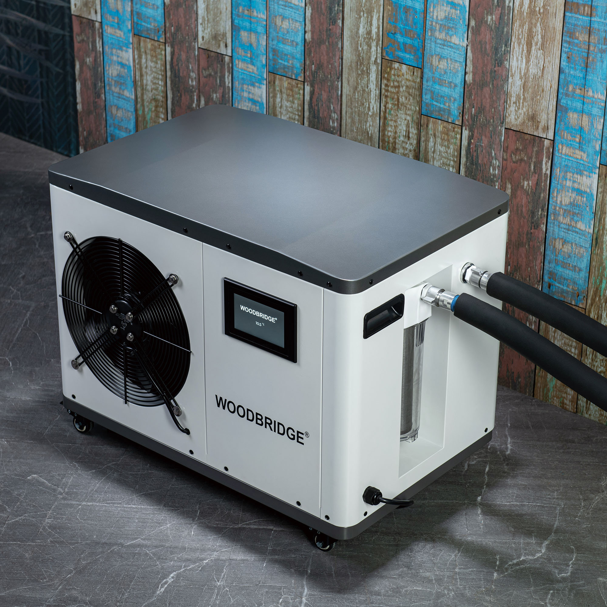 WoodBridge 1.3HP Portable Chiller with Touch Screen Control Panel and ...