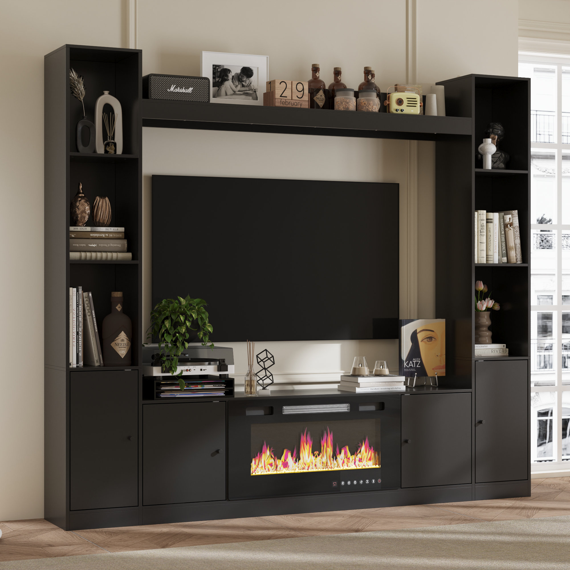 Latitude Run® 81'' W Entertainment Center For Tvs Up To 55" With ...