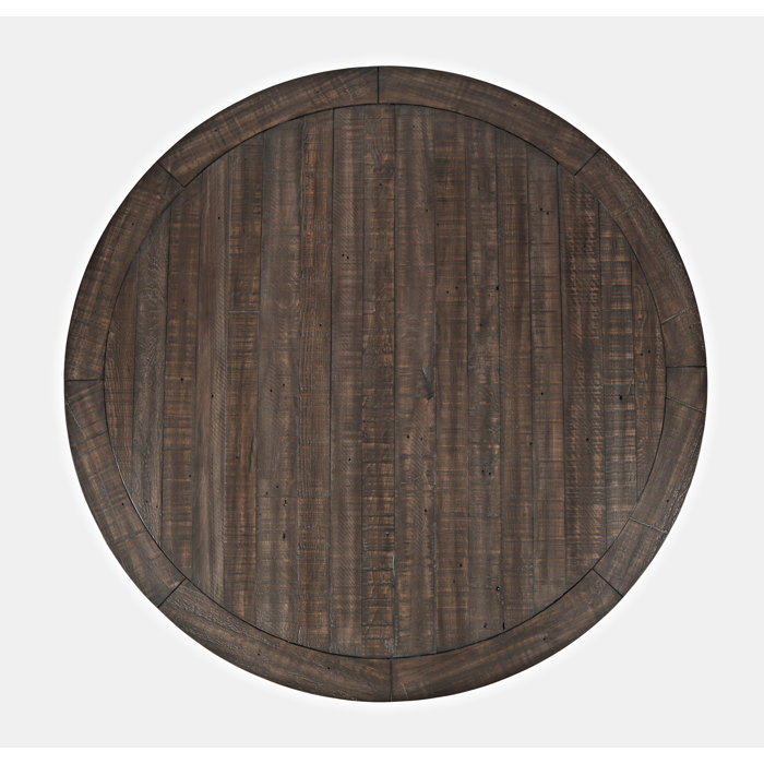 Laurel Foundry Modern Farmhouse Hebden Round Solid Wood Dining Table ...