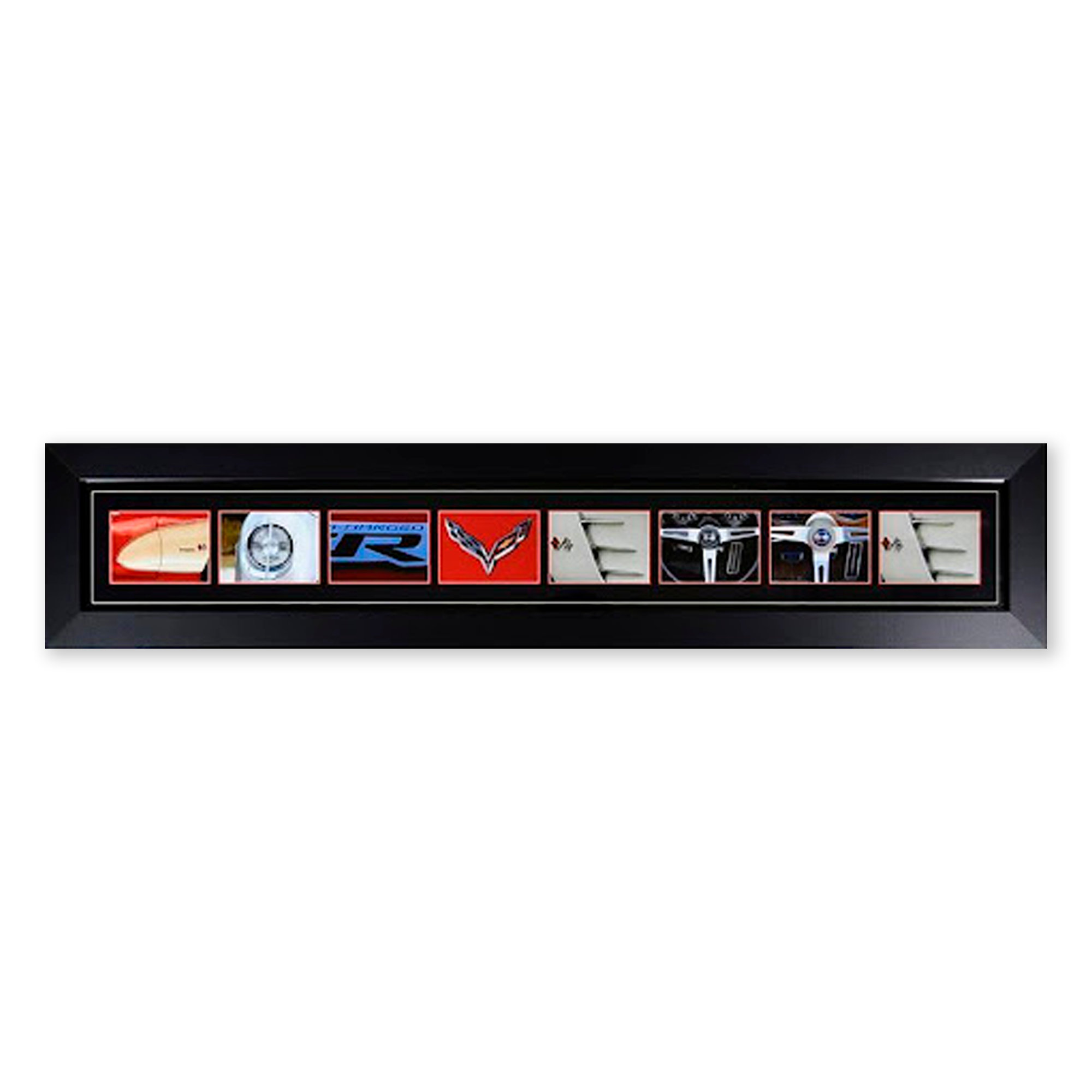 Second Story Collection Corvette - Single Picture Frame Print on Canvas ...