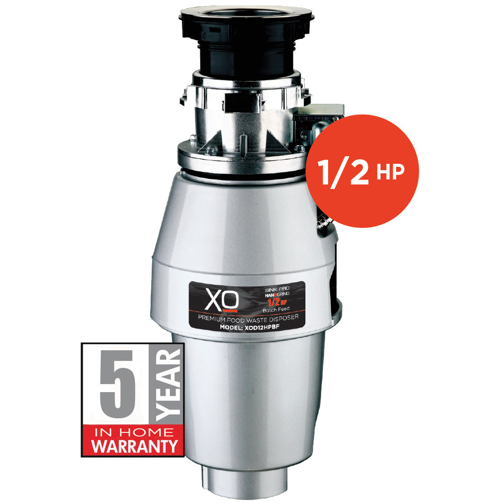XO Appliance 1/2 HP Batch Garbage Disposal | Wayfair