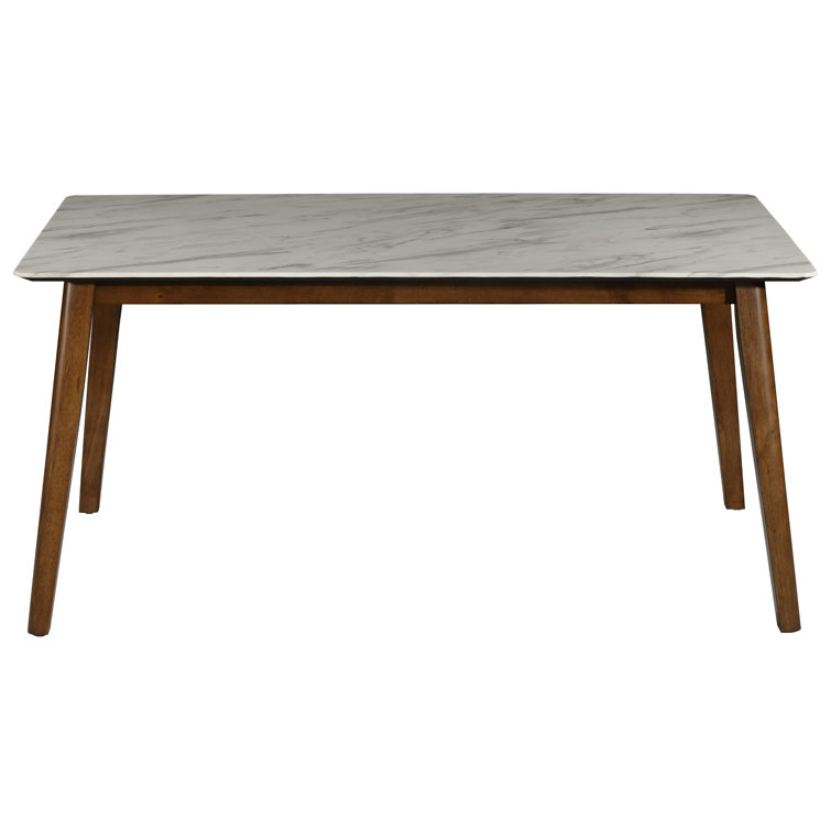 Rodrico Faux Marble Top Dining Table