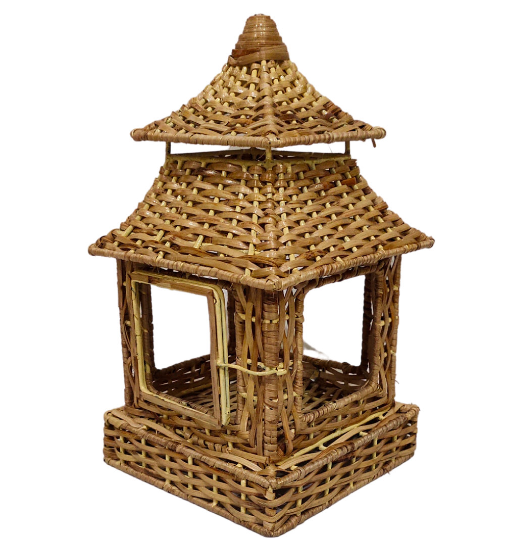 Bayou Breeze Rattan Tabletop Votive Holder & Reviews | Wayfair