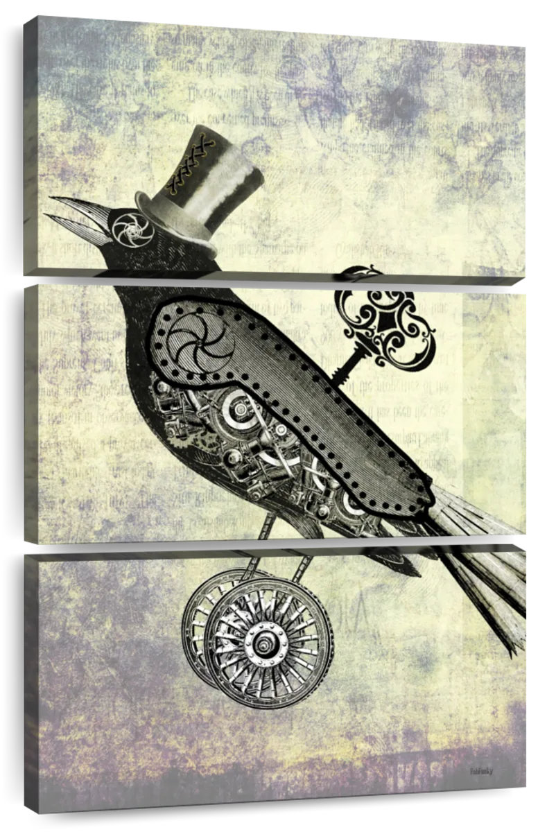 Ebern Designs Brampt Steampunk Crow | Wayfair