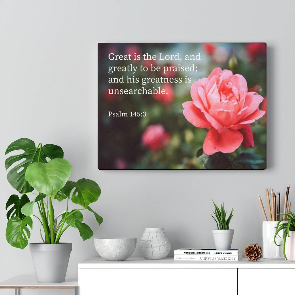 Trinx Greart Is The Lord Psalm 56:3 Christian Wall Art Bible Verse ...