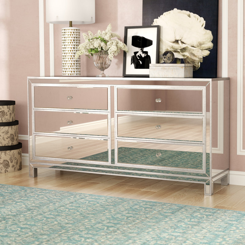 Willa Arlo Interiors Fairgrove 6 - Drawer Dresser & Reviews | Wayfair