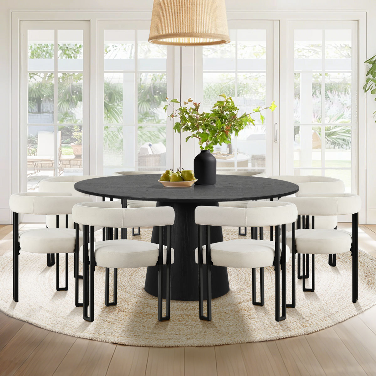 Latitude Run® 8 - Person Dining Table Sets With 60'' Round Table & 8 ...