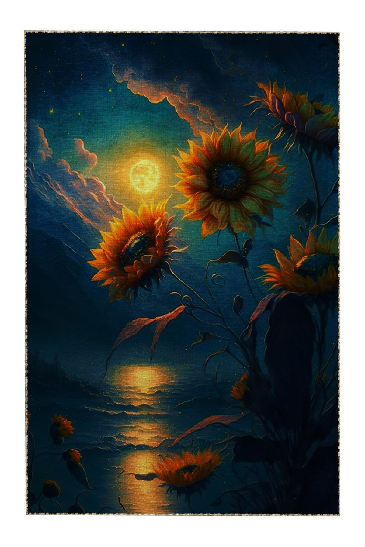 Orren Ellis Surrealist Theme and Patterned Modern Decorative Rug | Wayfair