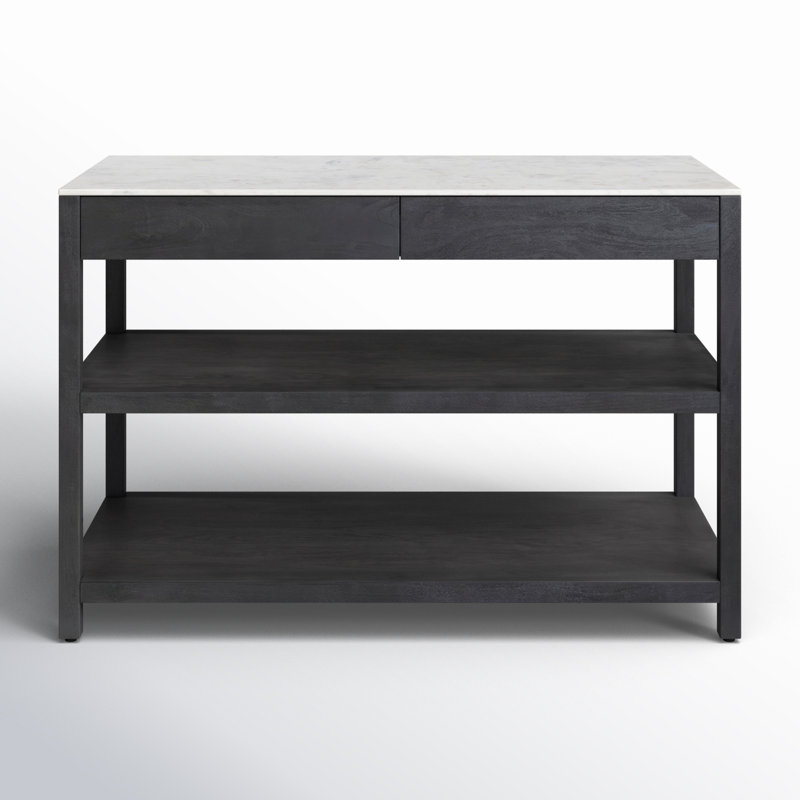 Joss & Main Alida Marble Top Prep Table | Wayfair