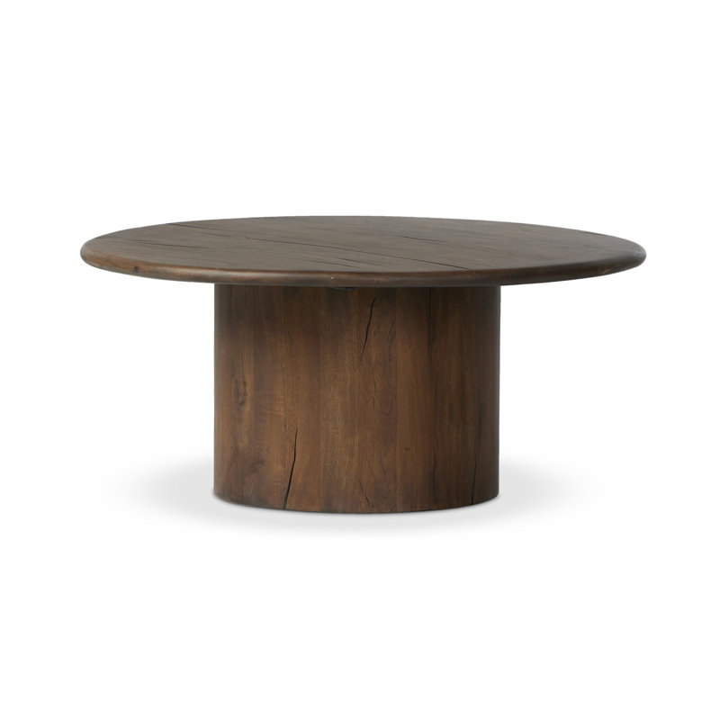 Birch Lane™ Brennan Wood Coffee Table-Small-Aged Belgium Bleach | Wayfair