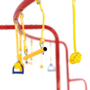 Activplay Modular Jungle Gym With Swing Set, Monkey Bars, Hanging ...