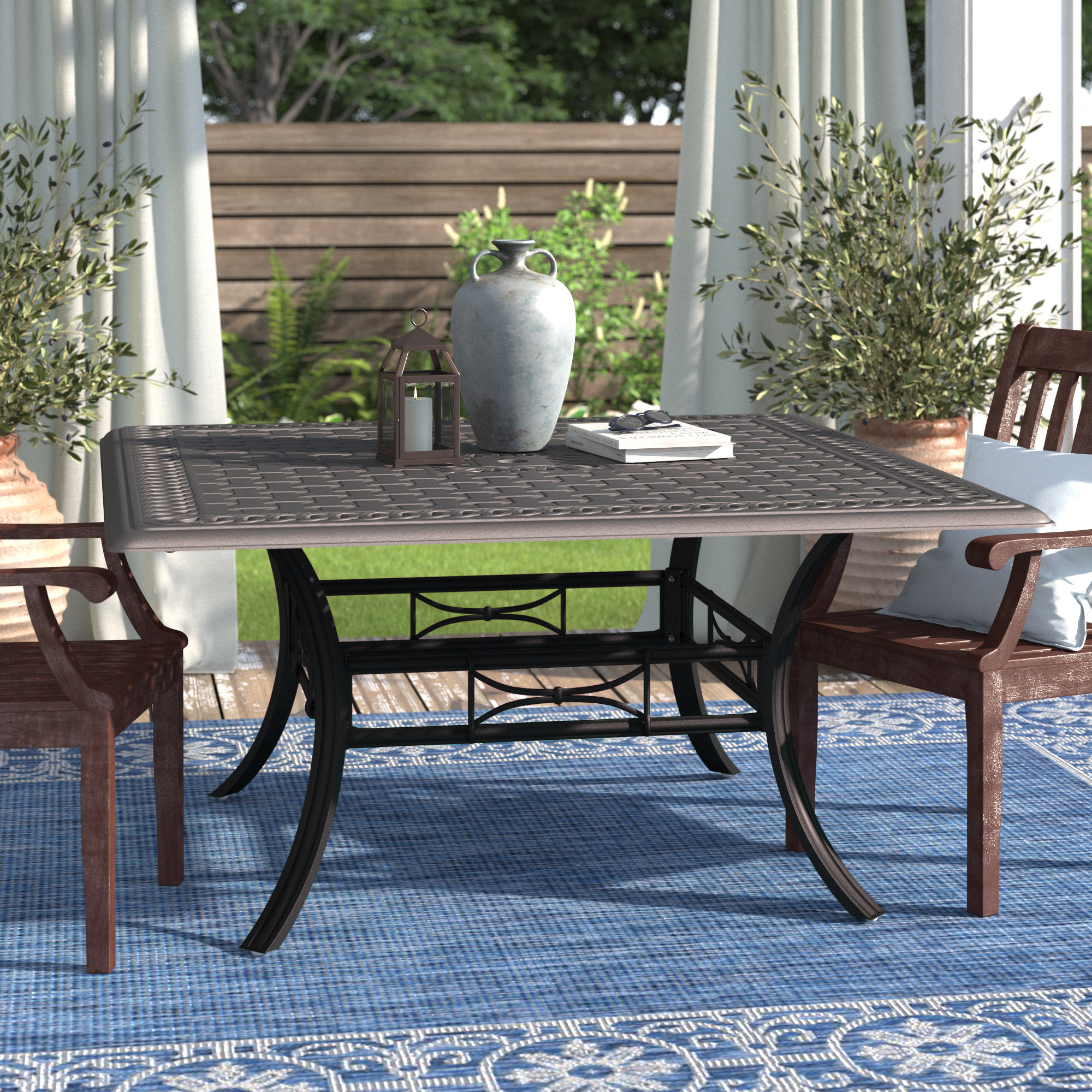 Three Posts™ Champine 60'' Square Dining Table & Reviews | Wayfair