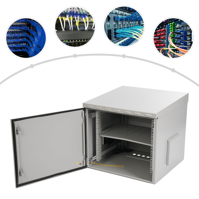 Latitude Run® 9U Wall mounted Network Cabinet | Wayfair