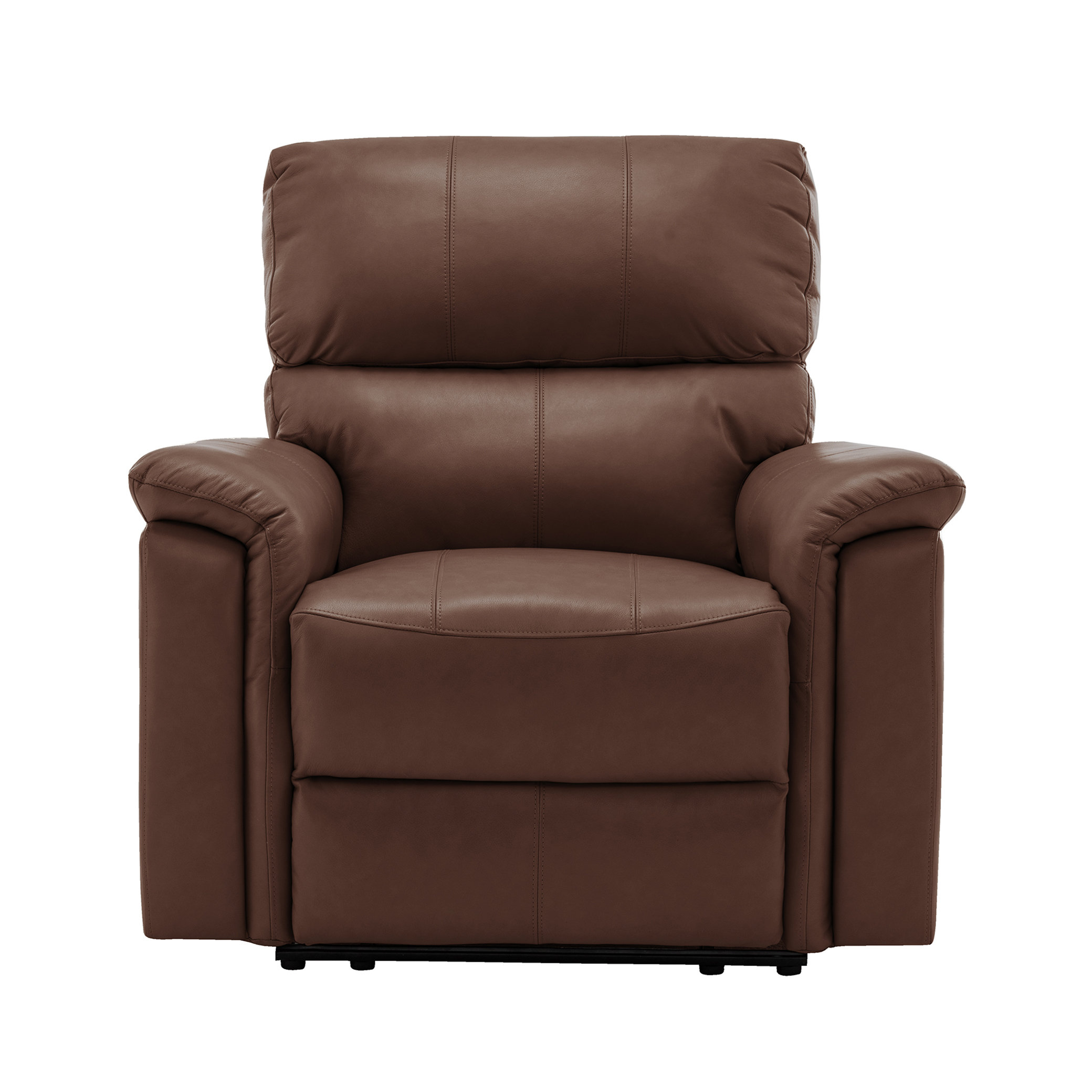 Hokku Designs Rigley Real Leather Power Recliner | Wayfair