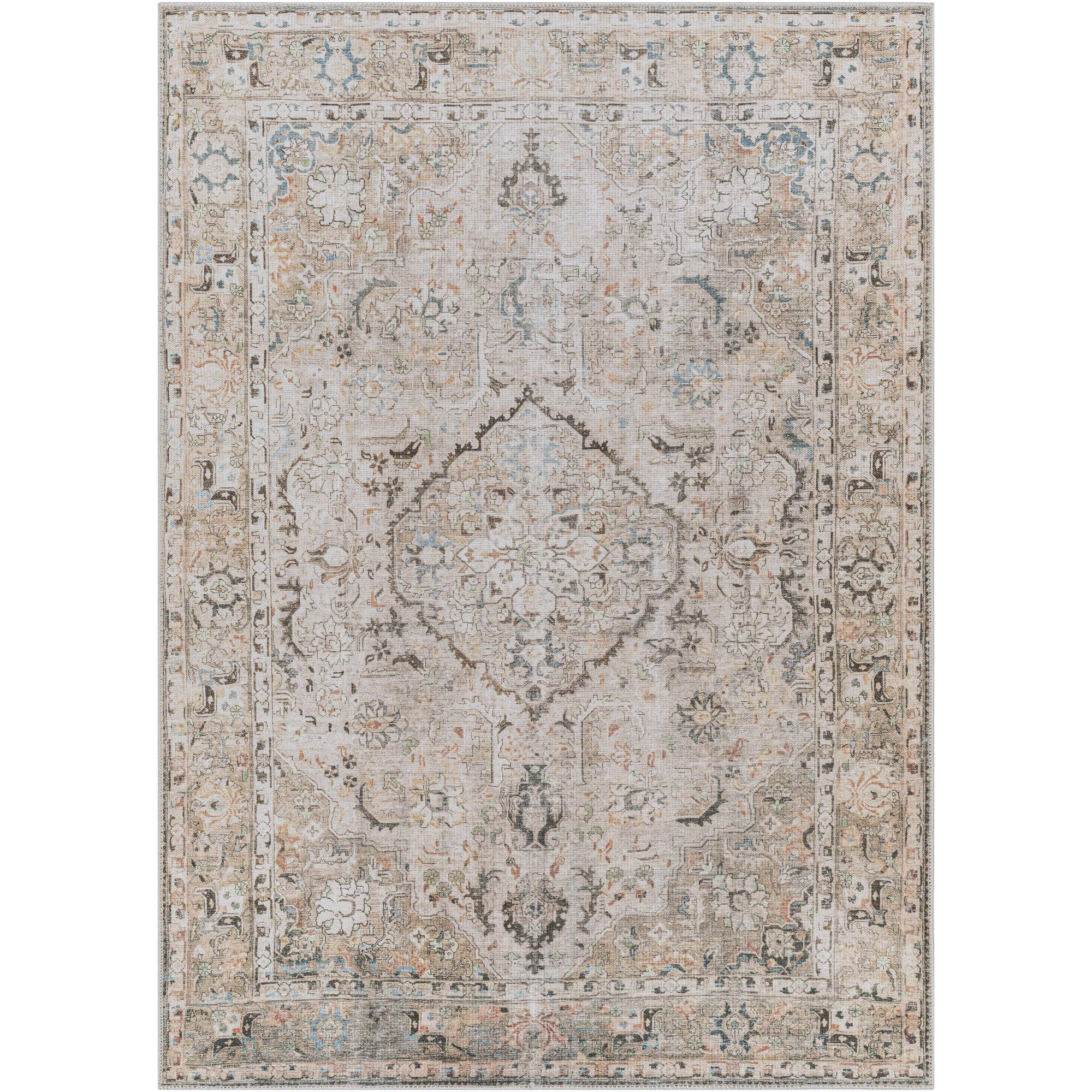 Bungalow Rose Colpitt Oriental Machine Woven Polyester Area Rug in ...