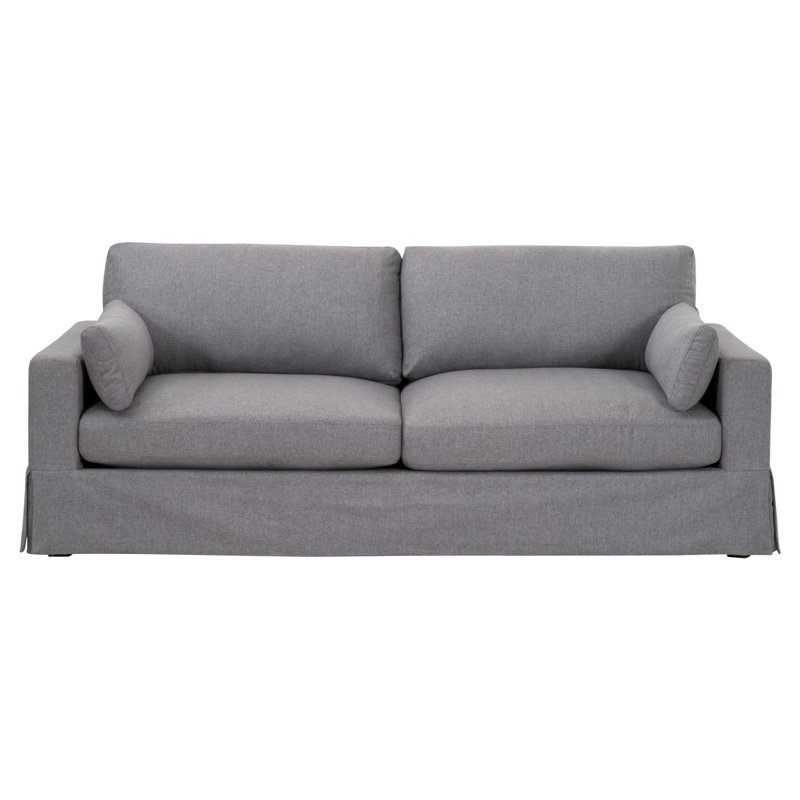 Rosecliff Heights Rowley 88.5" Linen Square Arm Sofa & Reviews | Wayfair