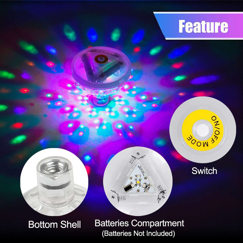 Deago Battery Powered Color Changing Outdoor Floating Pool Light | Wayfair