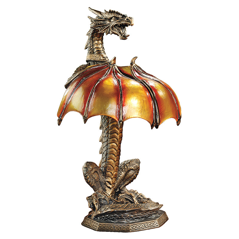 Design Toscano Dragon Strike Illuminated Figurine & Reviews | Wayfair