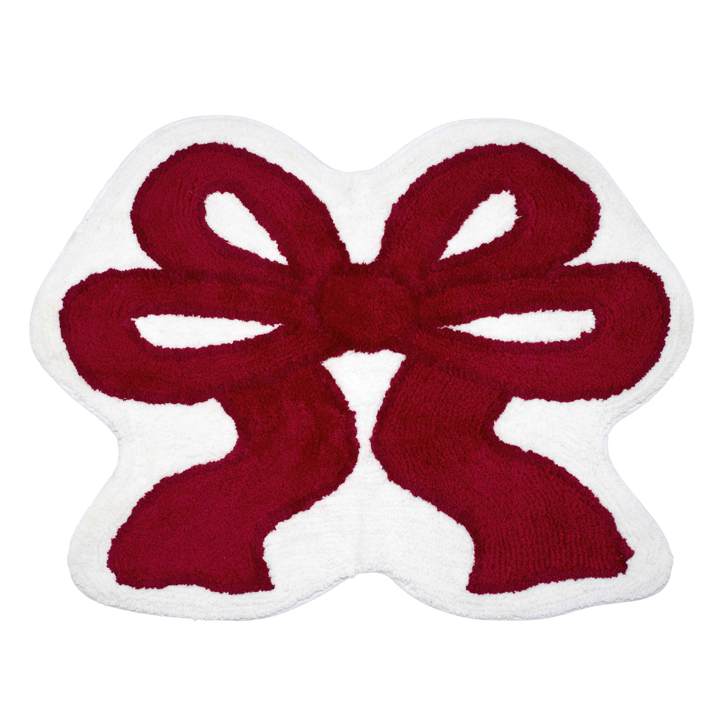 The Holiday Aisle® Christmas Bows Rug | Wayfair