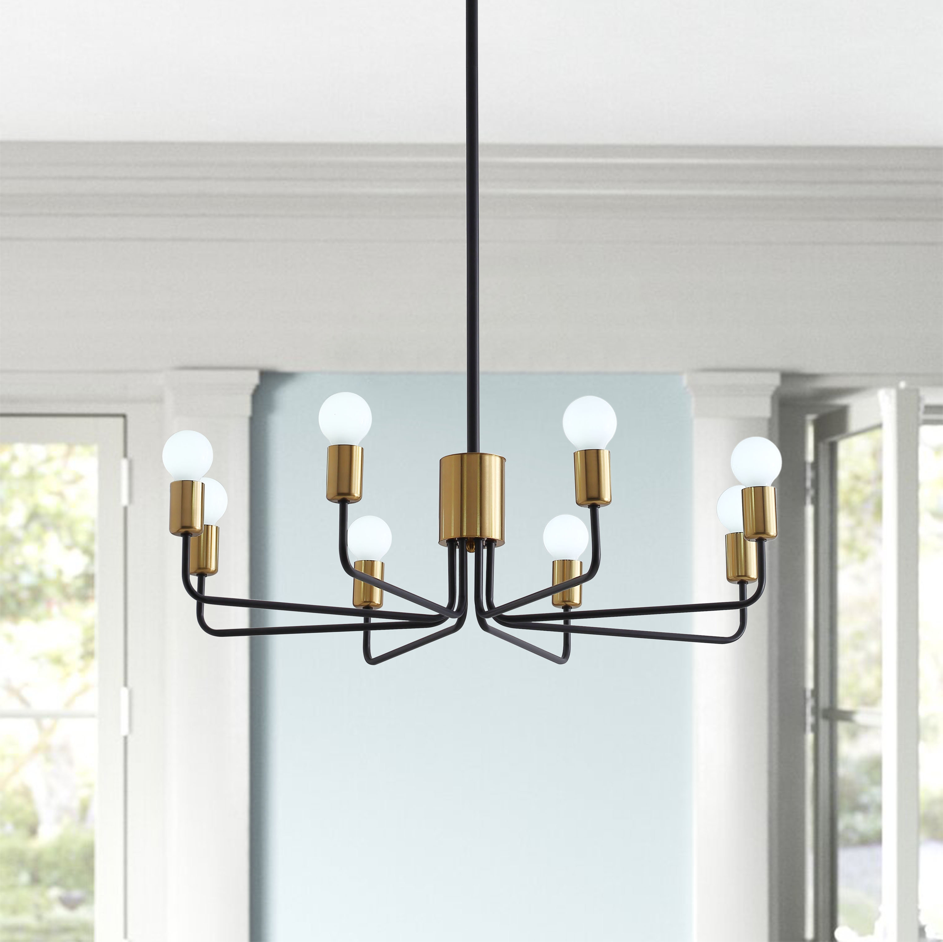 Laurel Foundry Modern Farmhouse Spero 8 - Light Modern Sputnik Sphere ...