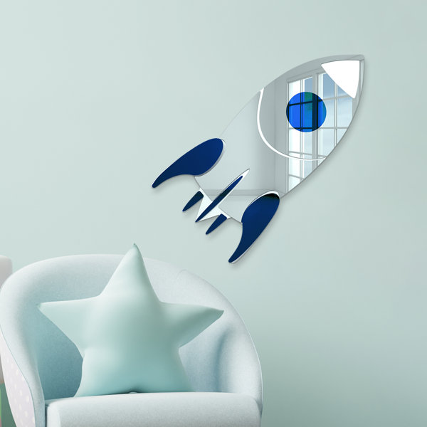 Zoomie Kids Rocket Ship Space Wall Decor | Wayfair