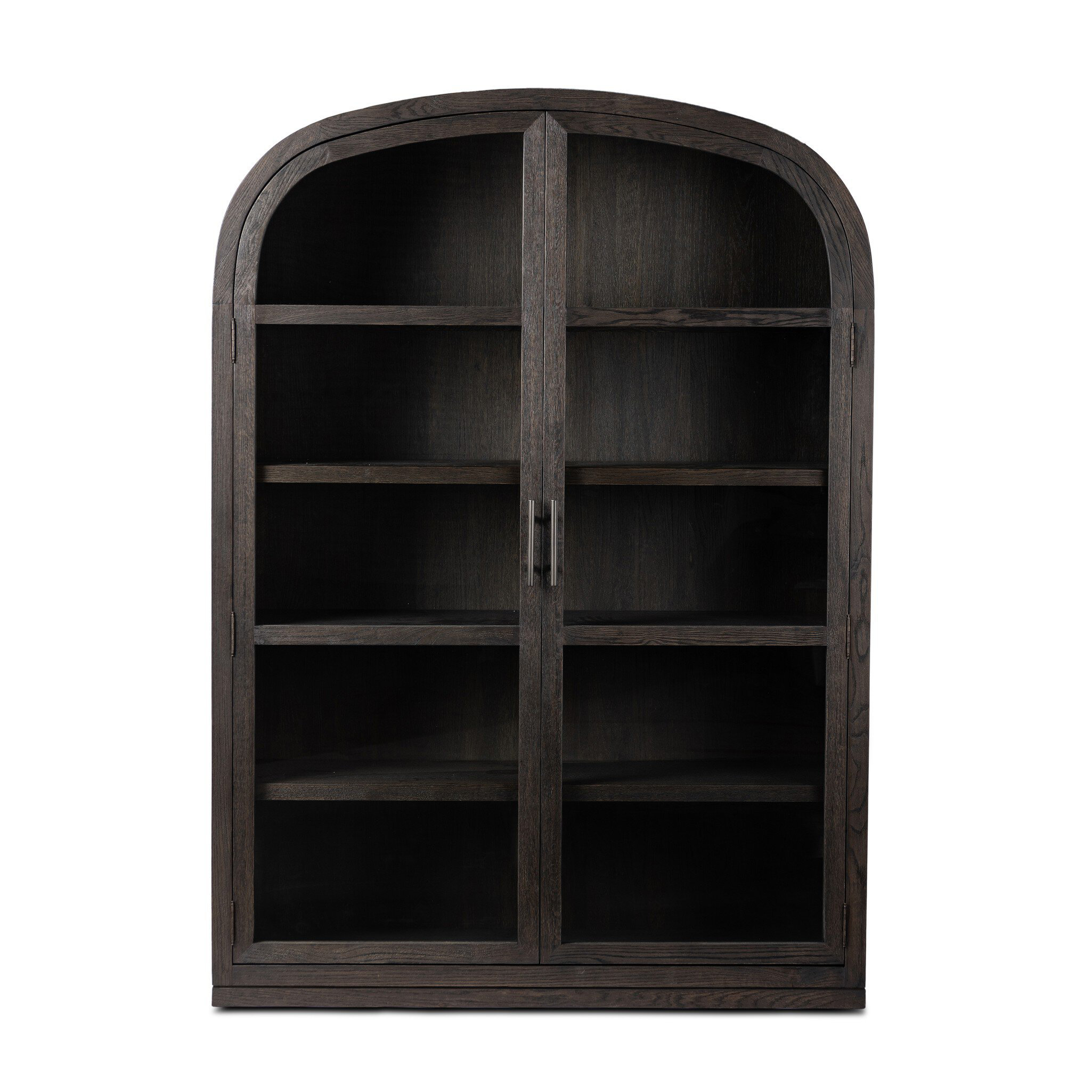 Four Hands Hepburn Wide Cabinet-Dark Anthracite Oak | Perigold