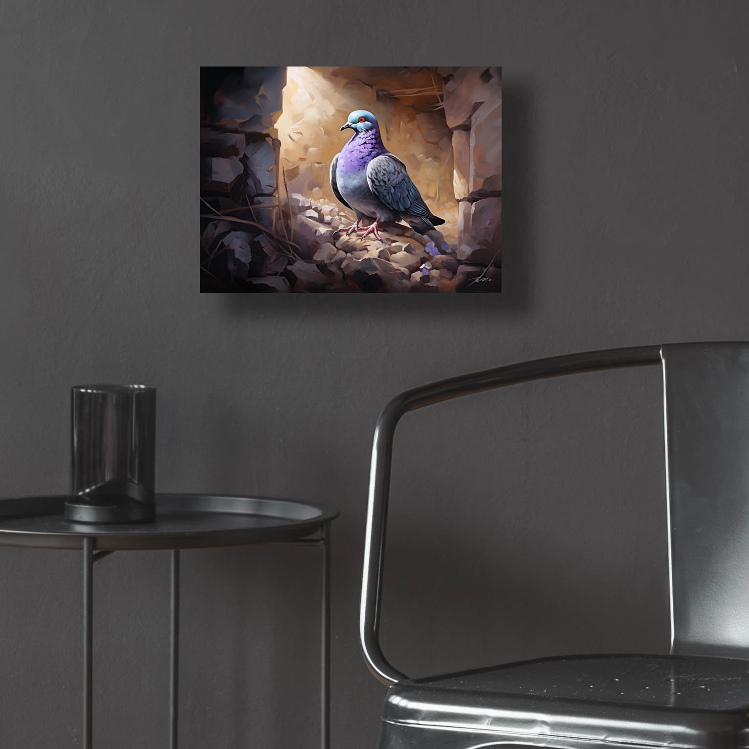 Winston Porter Pigeon Inside The Wall' by Momart Acrylic Glass Wall Art ...