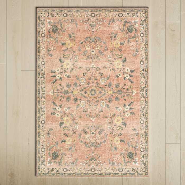Berger Performance Pink/Gray Rug & Reviews | Birch Lane
