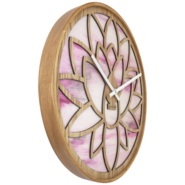 NeXtime Peace & Calm Wood Wall Clock | Wayfair.co.uk