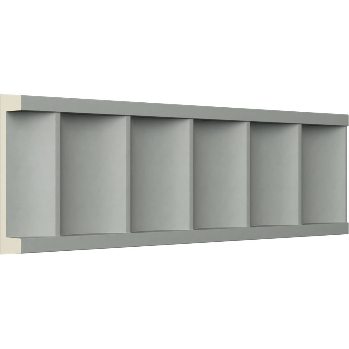 Ekena Millwork Lyon Fluted Chair Rail | Wayfair