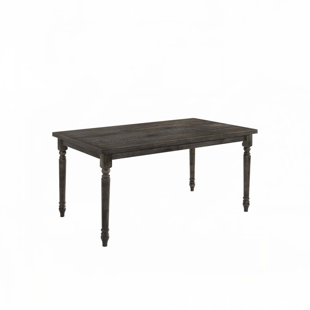August Grove® Gray Finish Dining Table | Wayfair