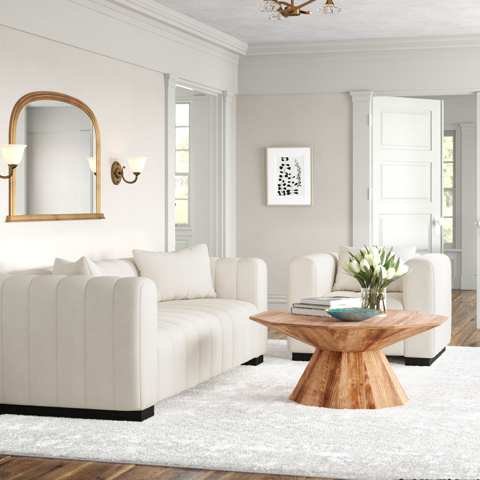 Willa Arlo™ Interiors Gathney 2 - Piece Velvet Living Room Set ...