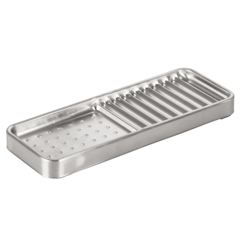iDesign Forma Kitchen Sink Tray for Sponges, Scrubbers, Soap ...