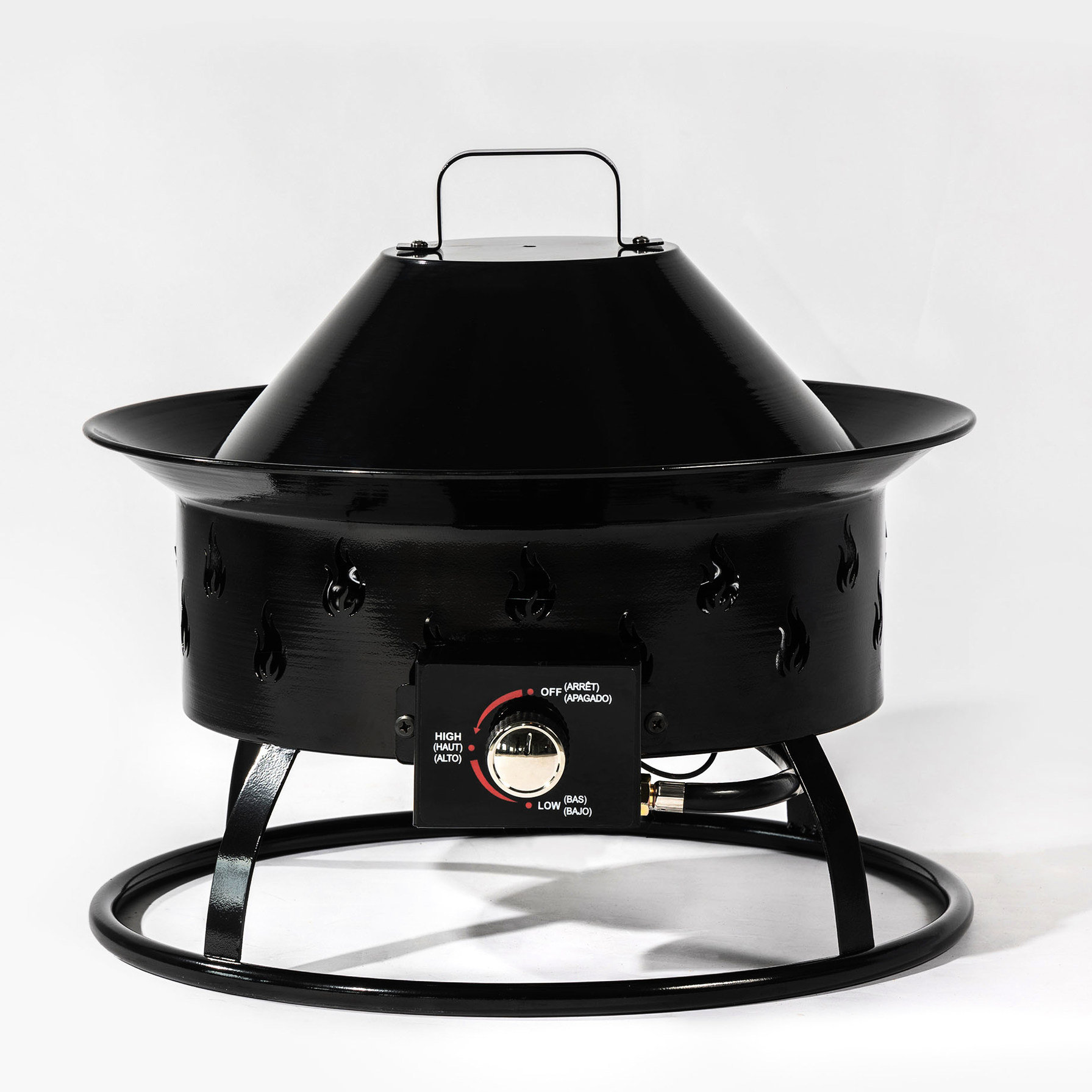 Lark Manor™ Camping Portable Fire Heater - Mini Steel Pit With Lava ...