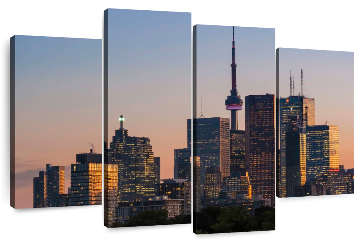 Ebern Designs Sireci Toronto Skyscrapers | Wayfair