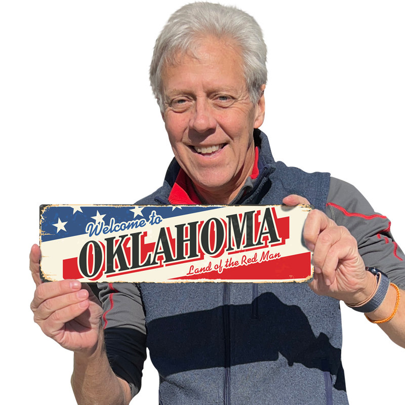 SmartSign Vintage Oklahoma State Sign | Wayfair