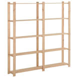 Loon Peak® Aashild 23.62'' W Solid Wood Height -Adjustable Shelving ...