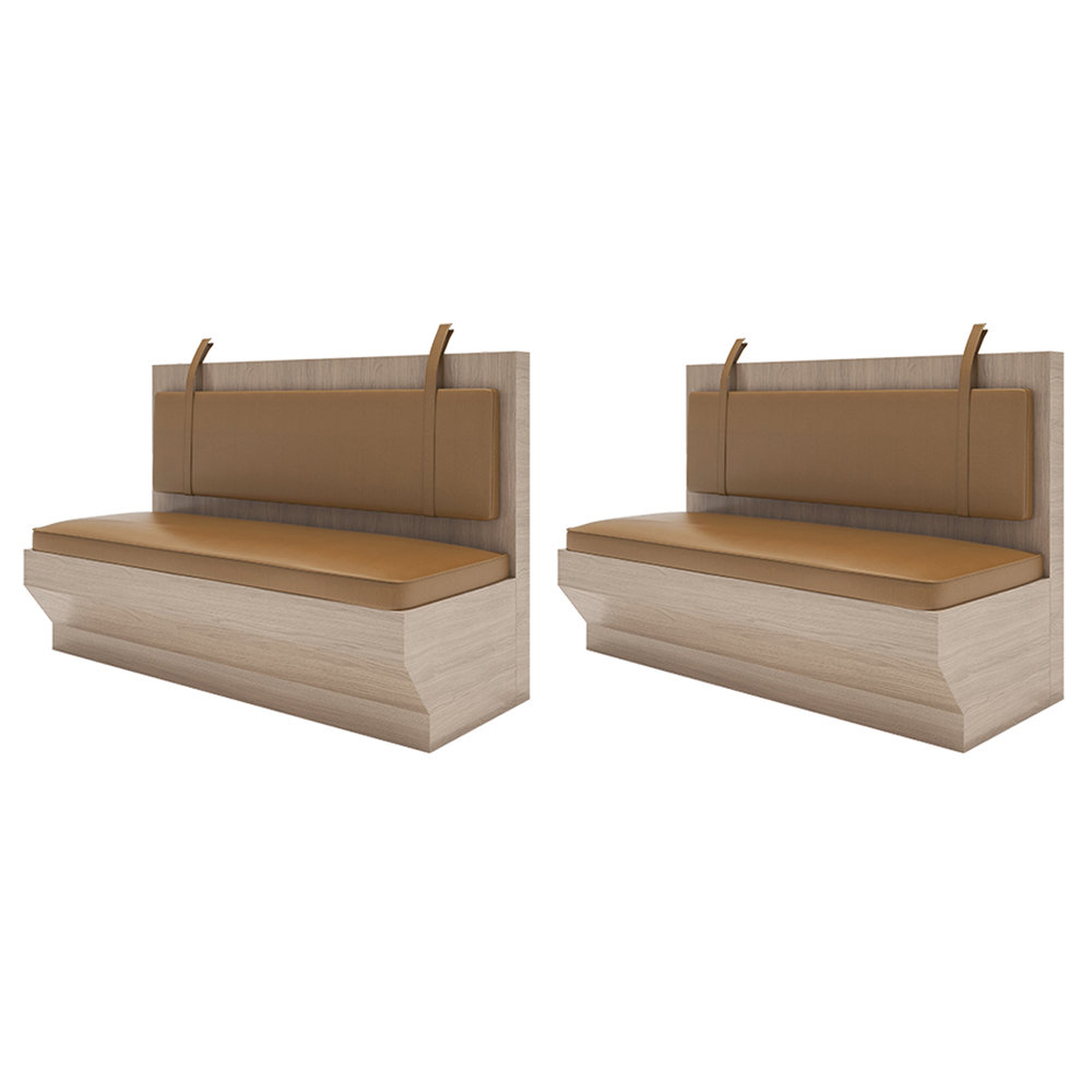 Visual card holder Restaurant Cafe Snack Bar Modern Fashion Bench Faux ...