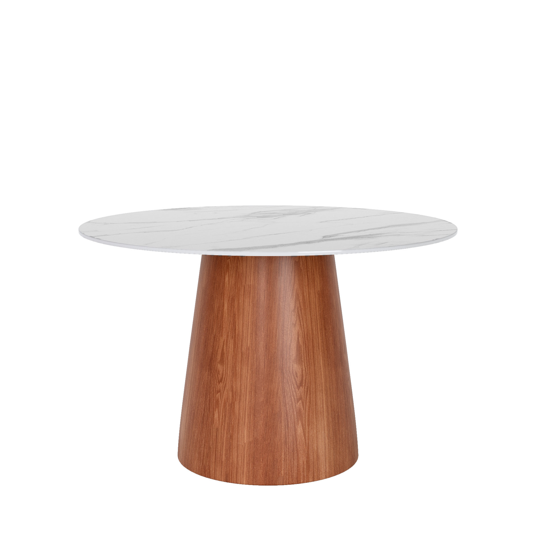 Brayden Studio Round Dining Table For 2 - 4 People, Gemstone Black ...