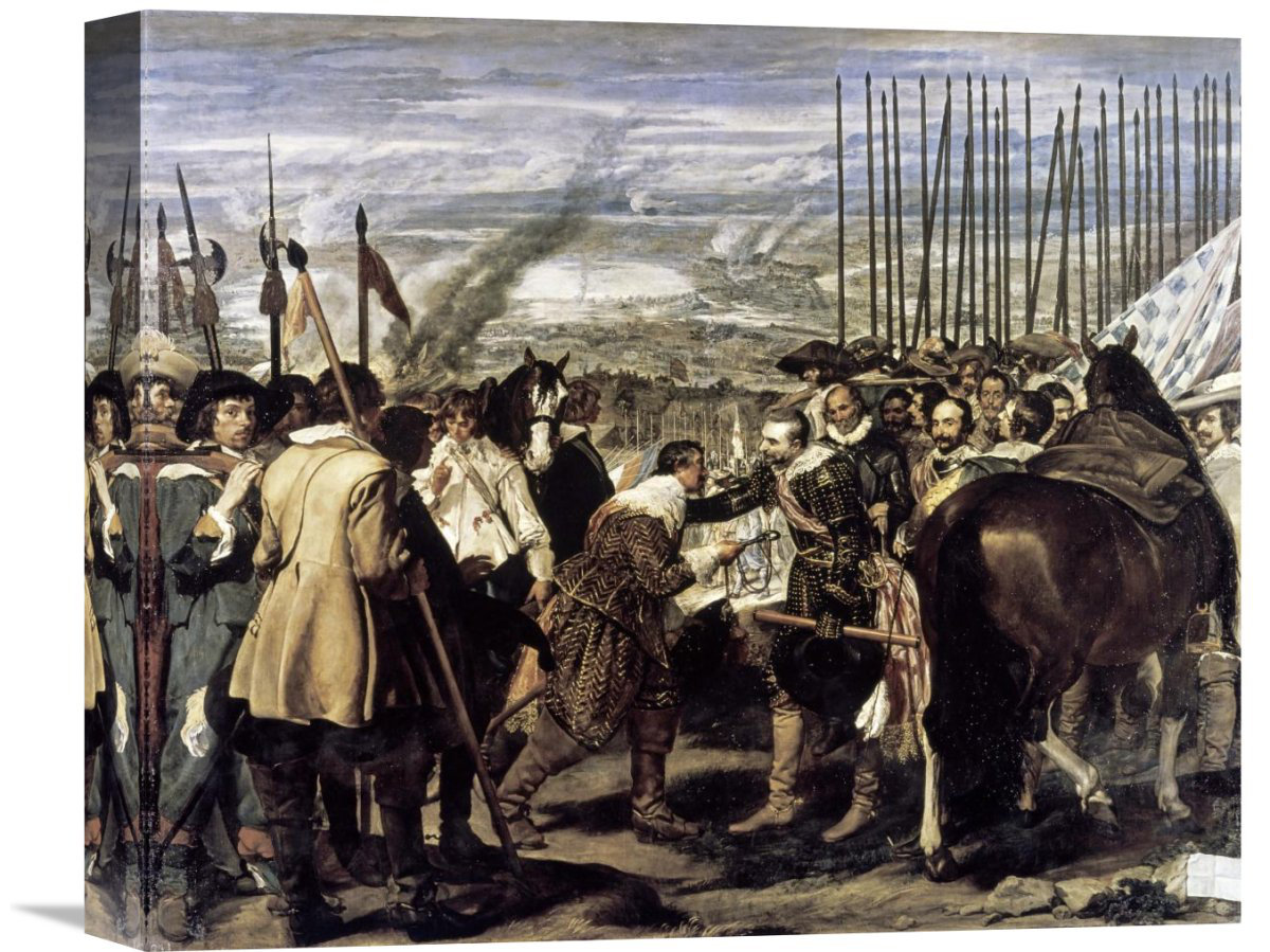 Global Gallery 'Surrender of Breda (The Spears)' by Diego Velazquez ...