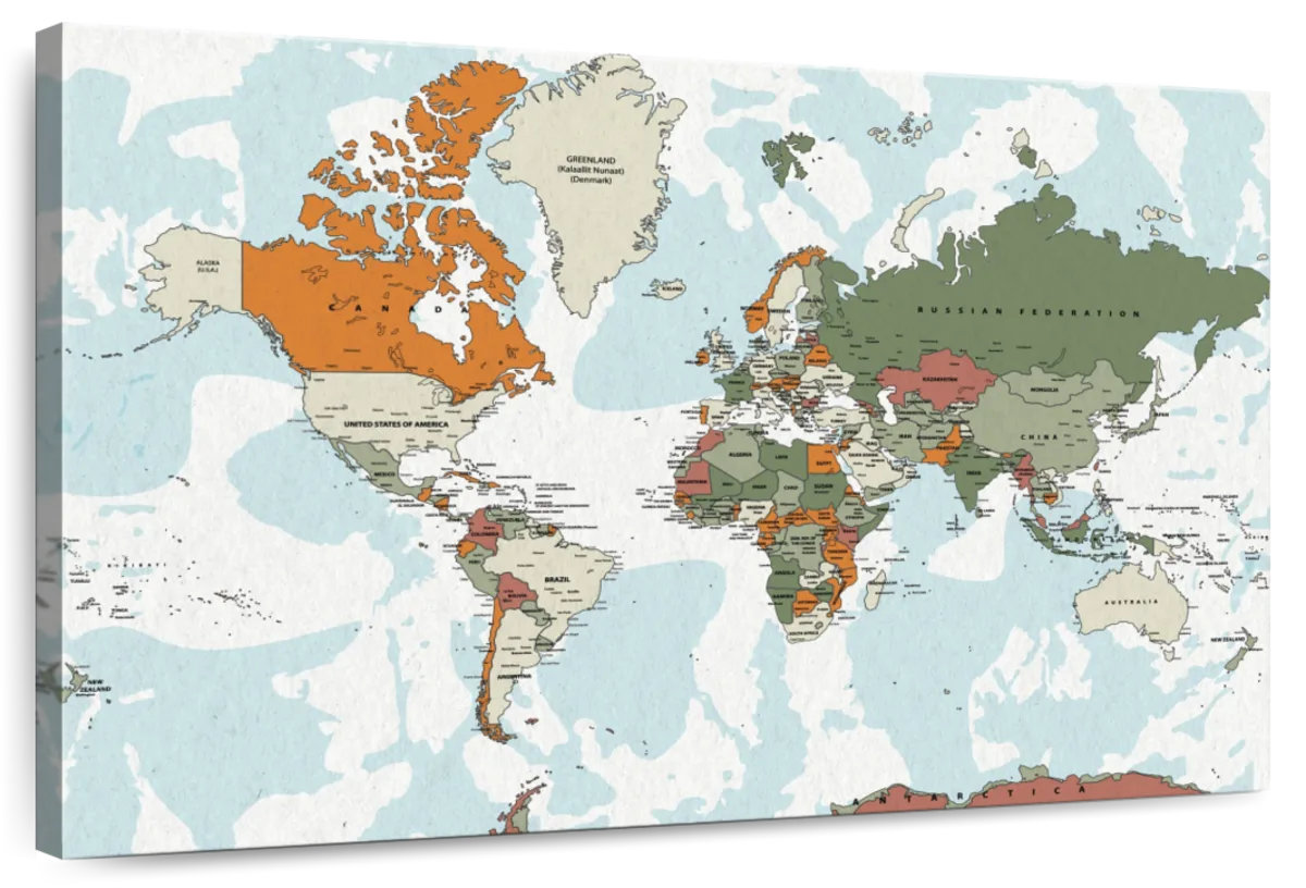 Darby Home Co Educational World Map VI | Wayfair