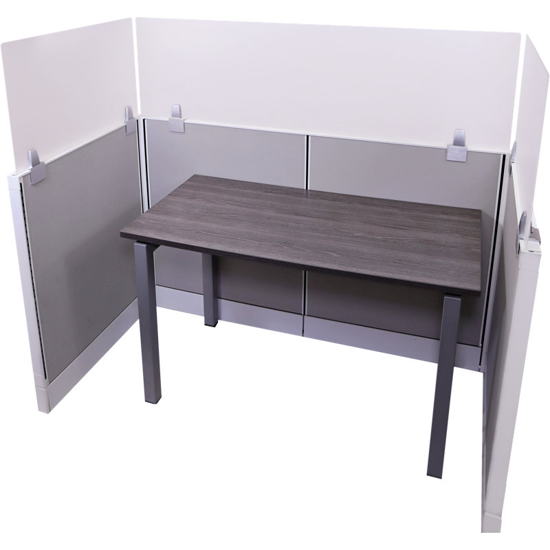OBEX Acrylic Cubicle Mounted Privacy Panel with Small Brackets | Wayfair