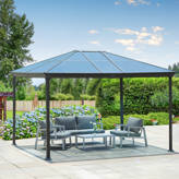 Multiple Awnings MultiShade Motorized Semi-Sheer Outdoor Roller Shade ...